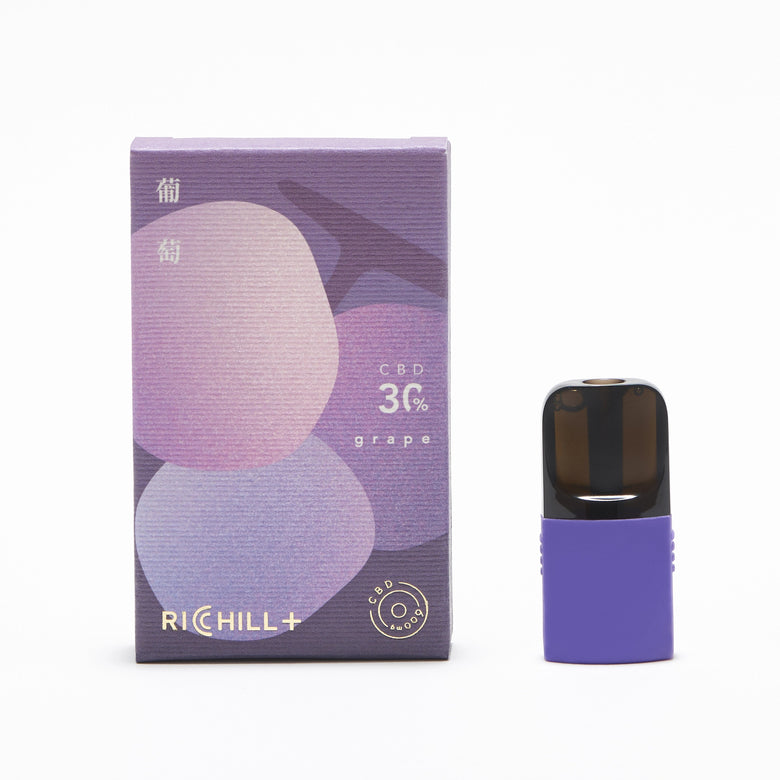 【葡萄】RICHILL＋ CBD Pod （CBD30％）